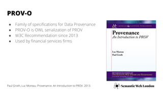 Data Provenance and PROV Ontology | PDF