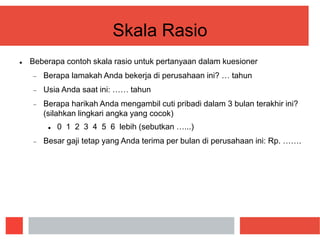 Data psikometri ss | PPTX
