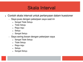 Data psikometri ss | PPTX