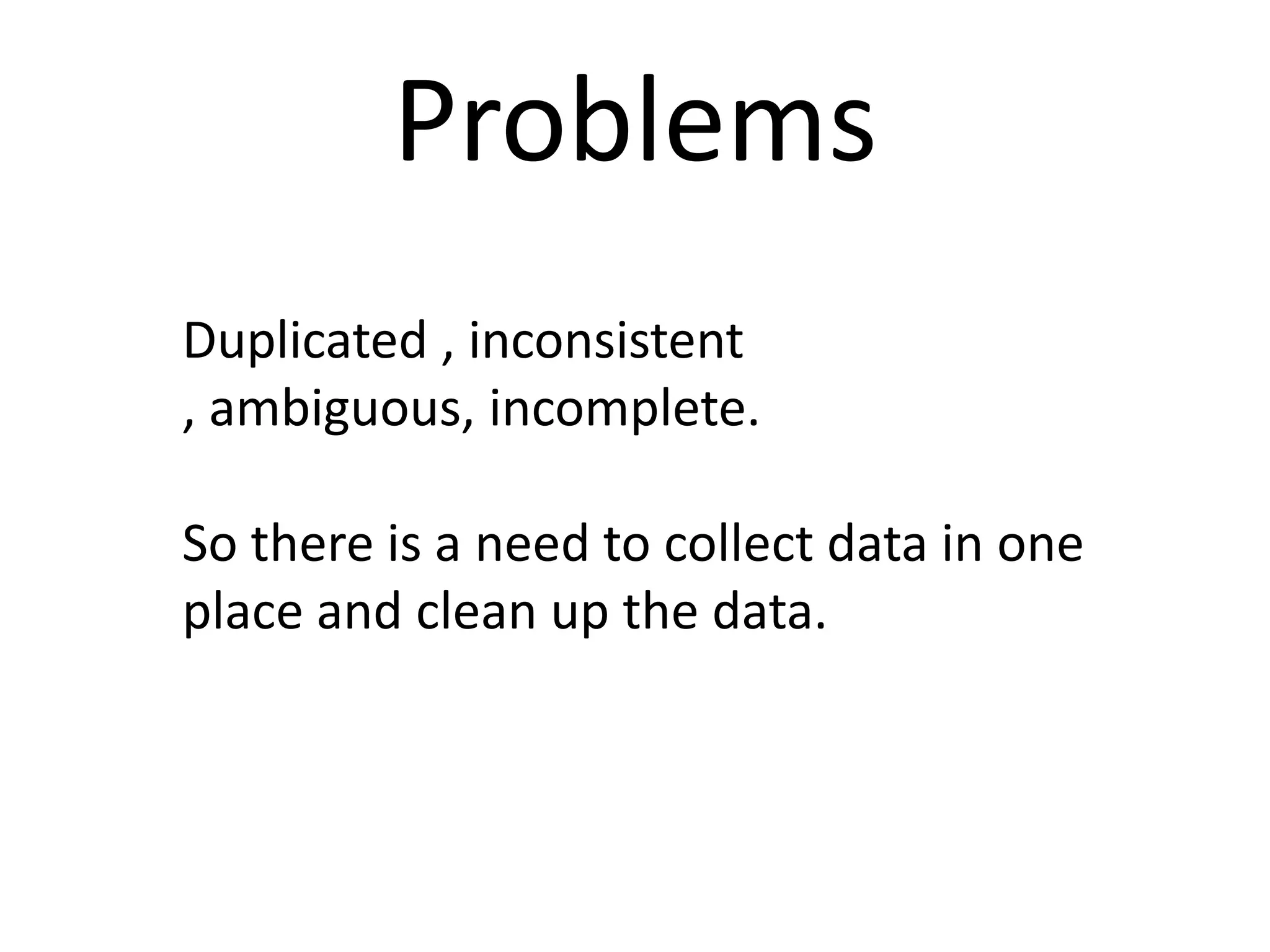 Data quality and data profiling | PPTX