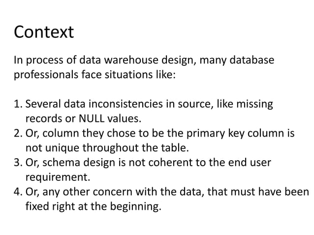 Data Quality And Data Profiling Pptx