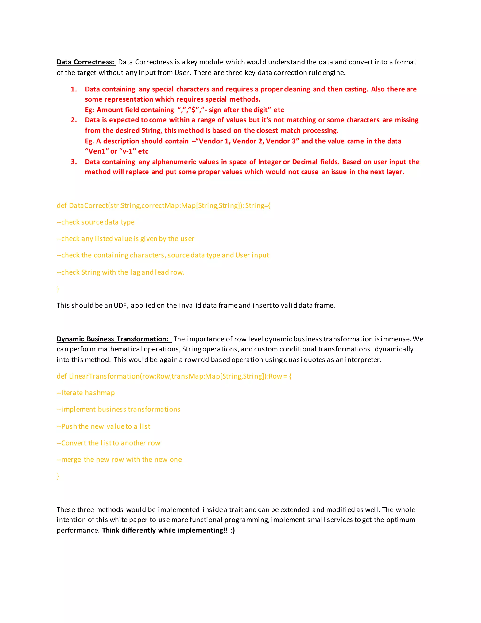 Data Quality Correctness And Dynamic Transformations Using Spark And Scala Pdf