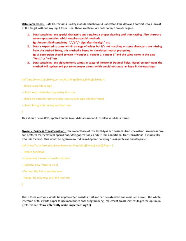 Data Quality Correctness And Dynamic Transformations Using Spark And Scala Pdf