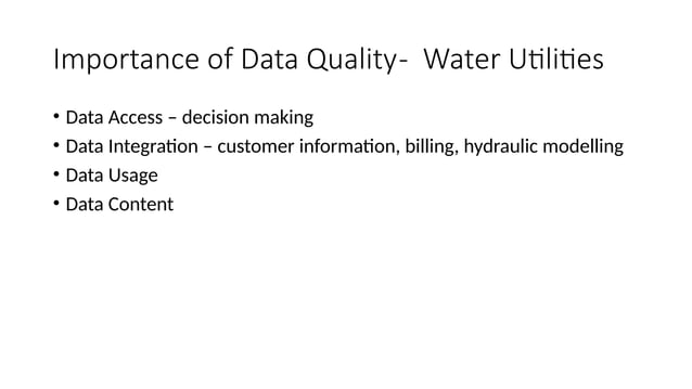 Data Quality - Garbage In Garbage Out GIGO | PPTX