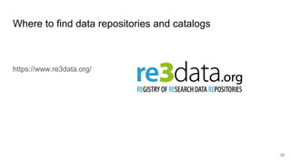 McKenna-Foster "Data Quality Assurance: Data Catalouges and Repositories" | PPT