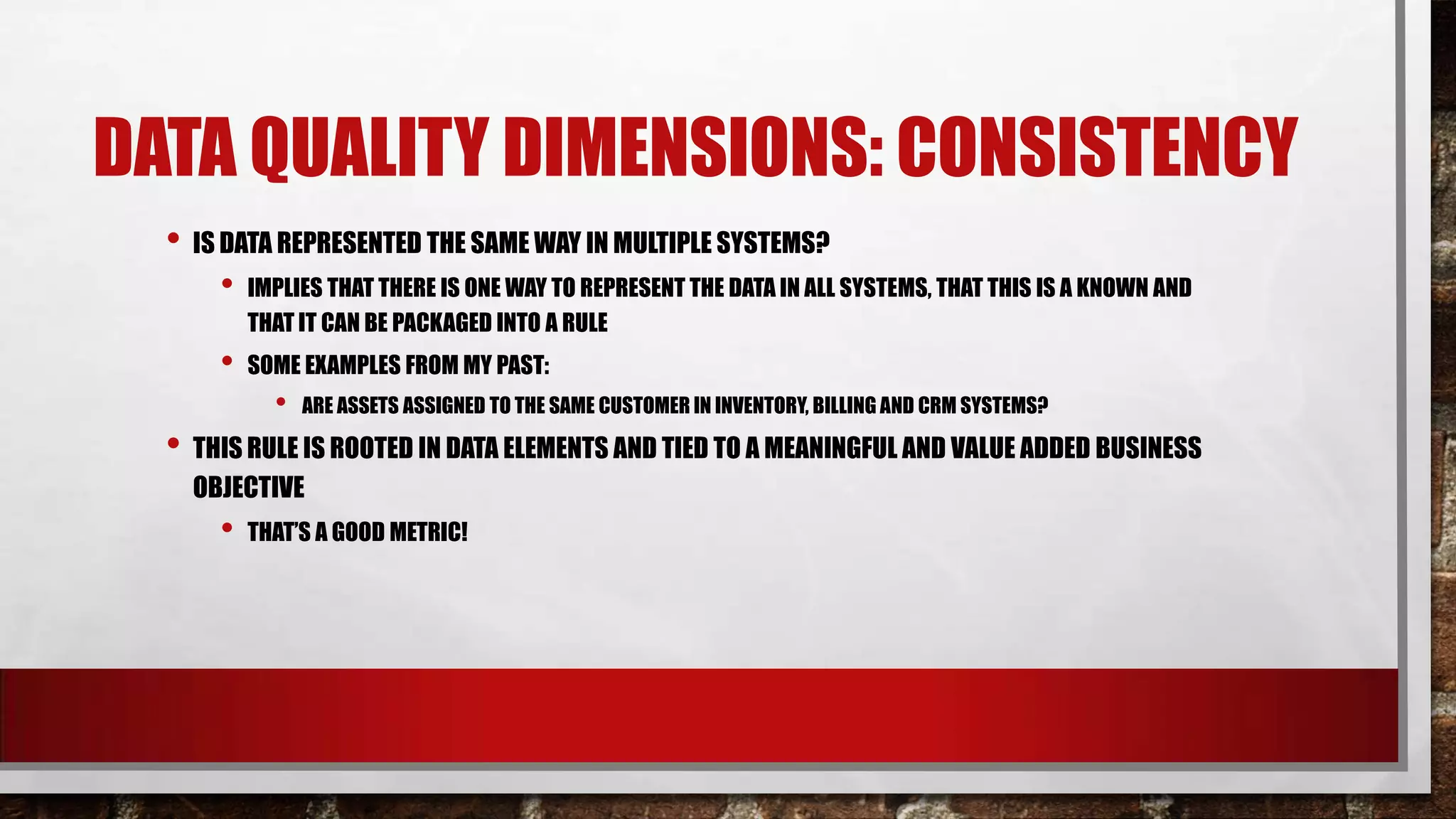 Data Quality Dashboards | PPTX