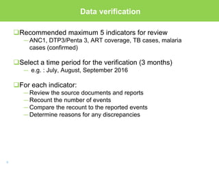 Data quality data verification and system assessment | PPTX
