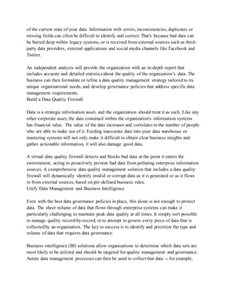Data quality management | DOCX