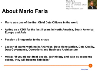 Using Lean Principles to Manage the Data Value Chain | PPT