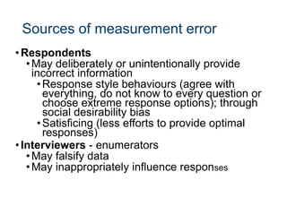 Data quality: total survey error | PPTX