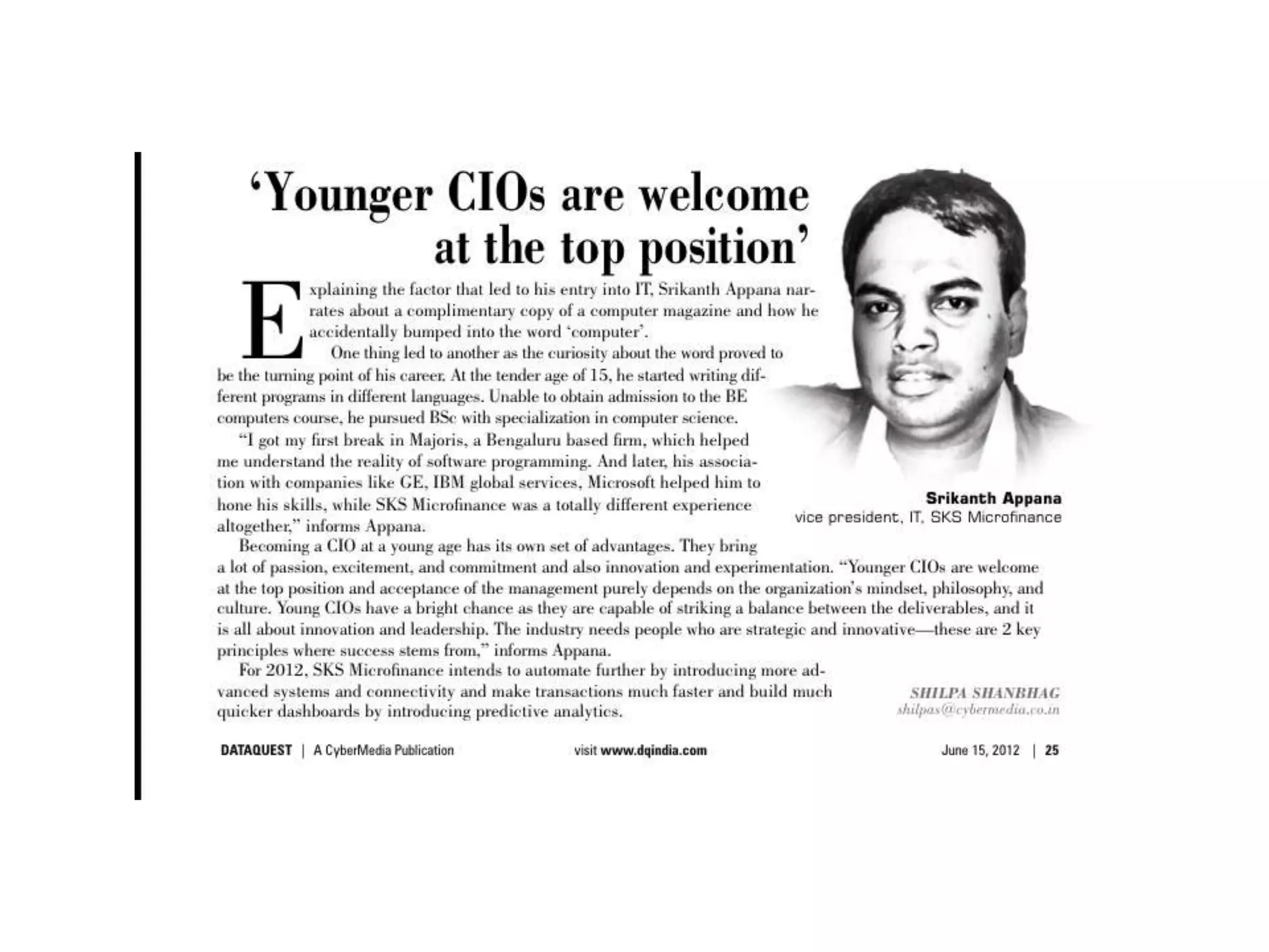 Dataquest - Young CIO | PPTX