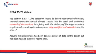 Fire suppression systems Full aisle containment and cooling | PPT