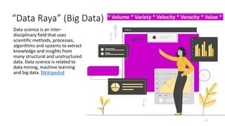Data raya dan kecerdasan buatan | PPTX