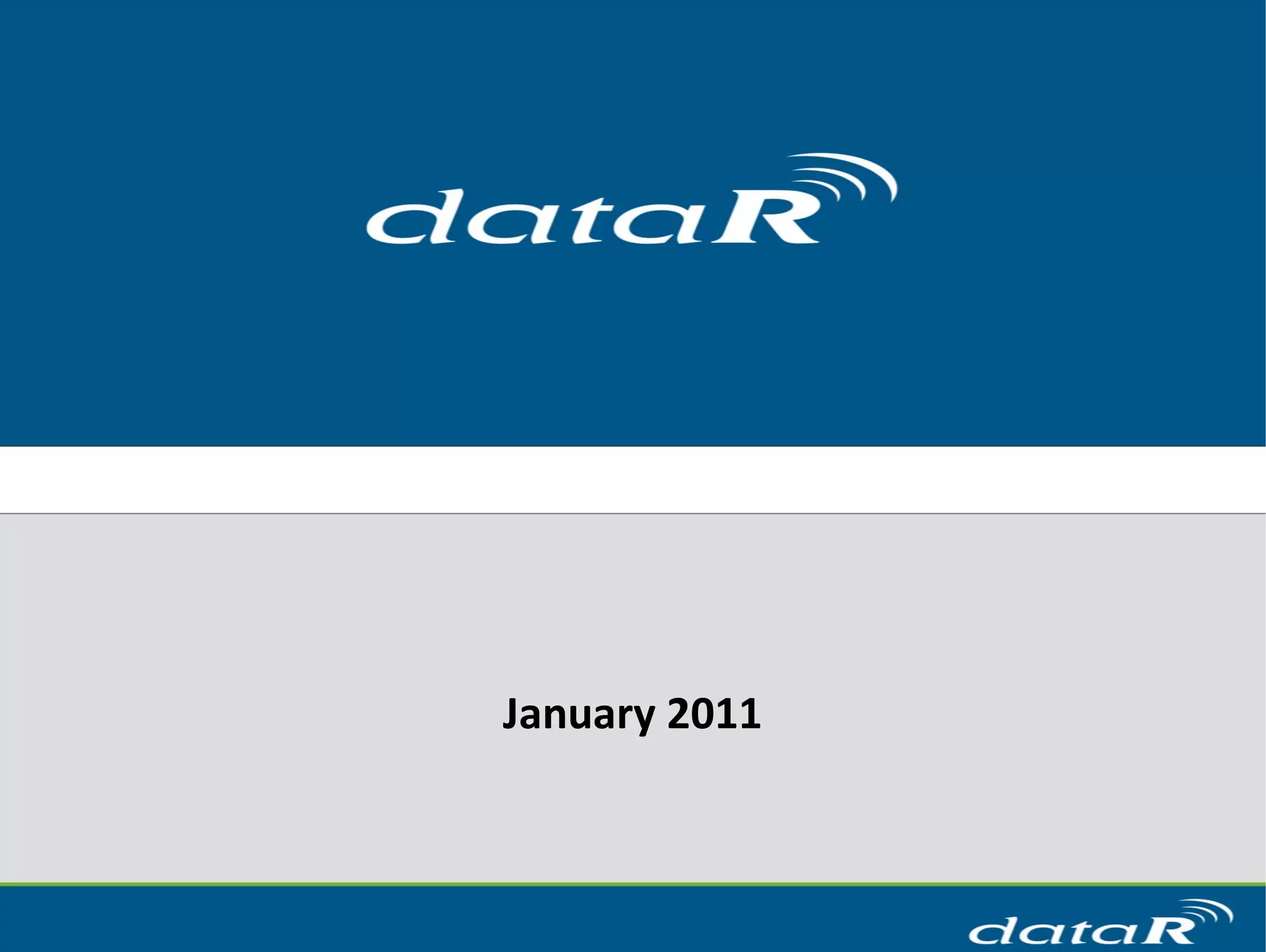 dataR Corporate Overview | PPT