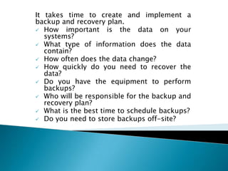 Data recovery | PPTX