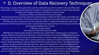 Data Recovery techniques explained with examples | PPT