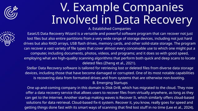 Data Recovery techniques explained with examples | PPT
