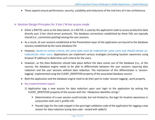 Addressing Data Privacy Challenges In Global Applications | PPT