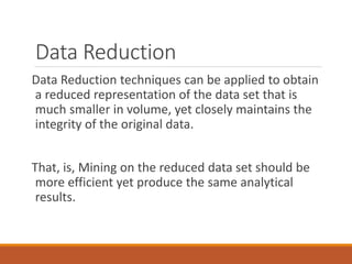 Data Reduction | PPTX