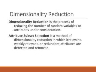 Data Reduction | PPTX