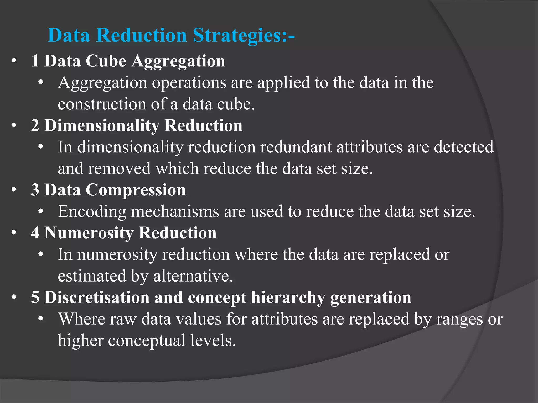 Data reduction | PPTX