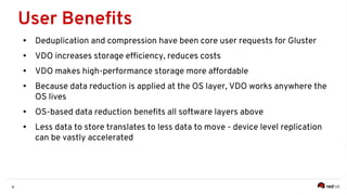 Data Reduction for Gluster with VDO | PDF