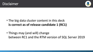 Data relay introduction to big data clusters | PPT