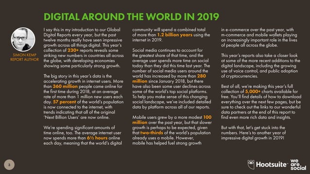 DIGITAL 2019: GLOBAL INTERNET USE ACCELERATES | PPT