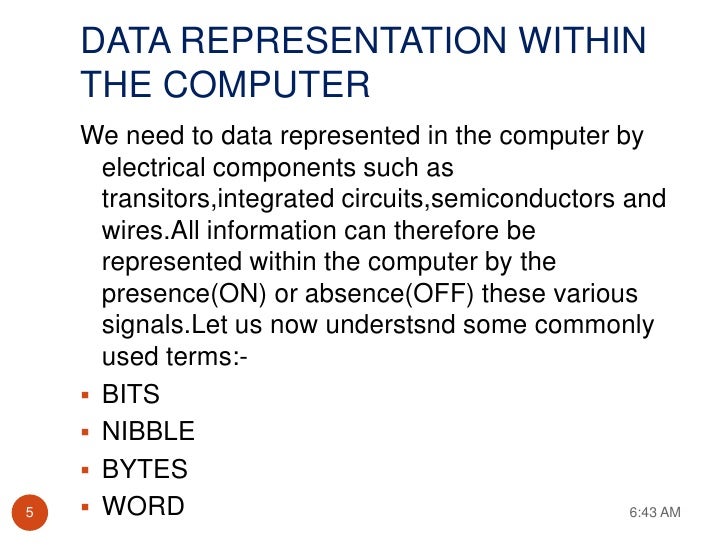 Data Representation data-representation