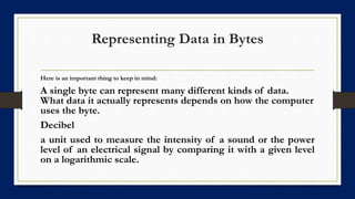 Data representation | PPTX