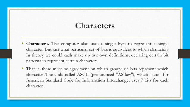 Data Representation Ppt