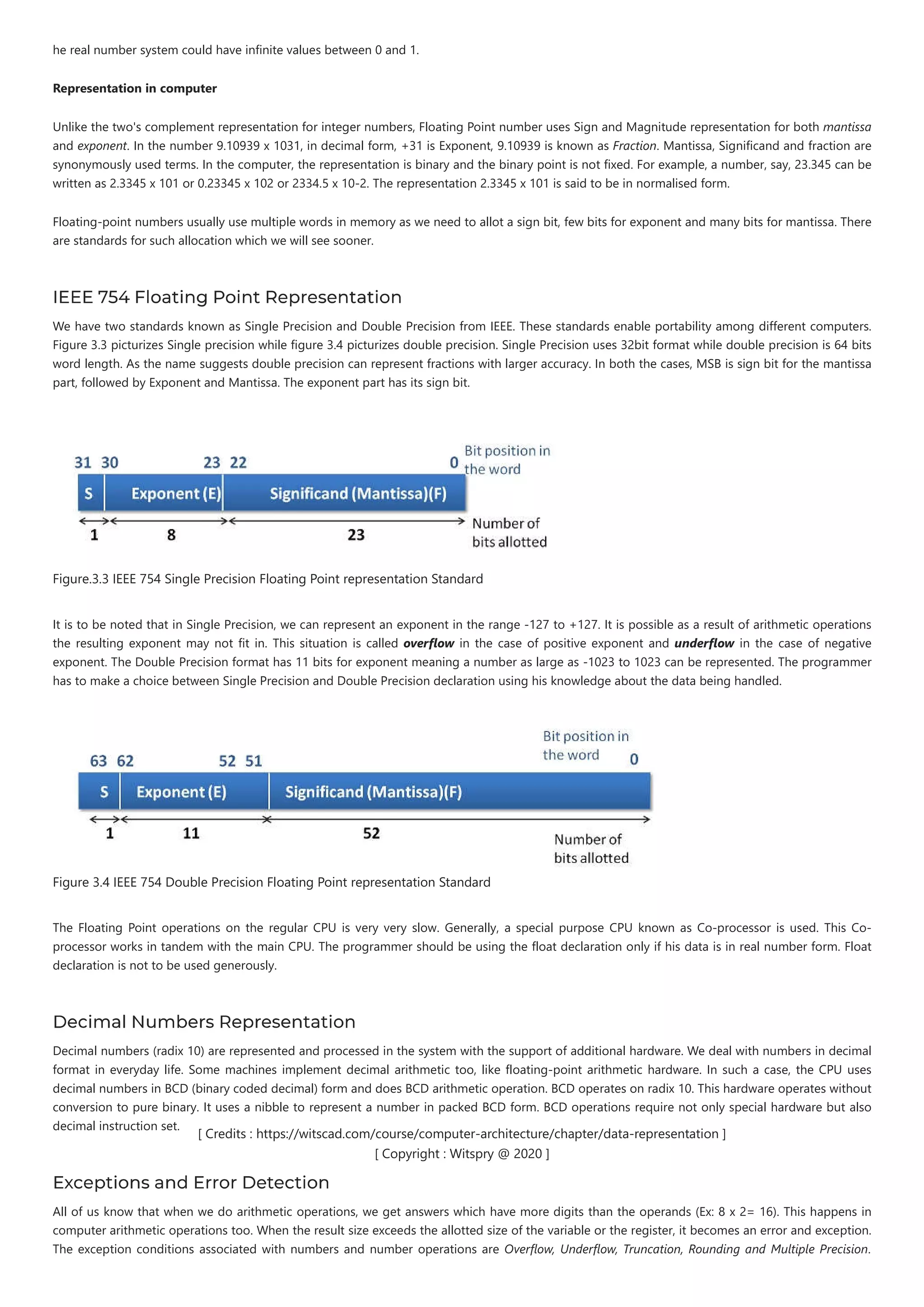 Data Representation Computer Architecture Pdf Computing