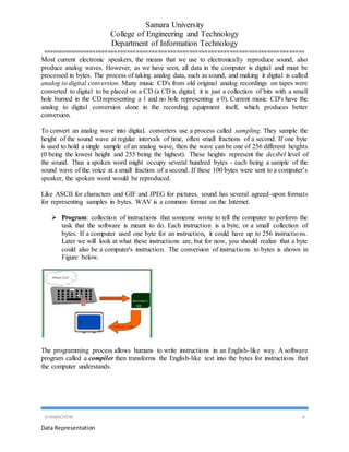 Data representation in a computer | DOCX