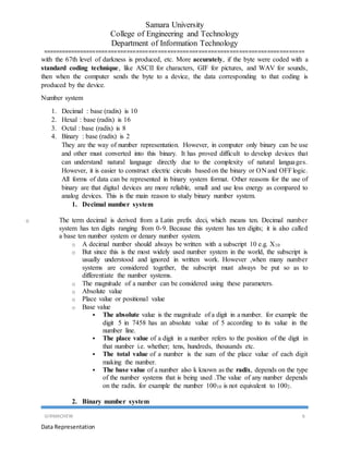 Data representation in a computer | DOCX