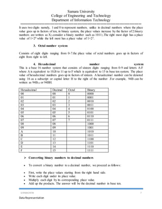 Data representation in a computer | DOCX