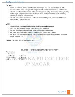 Data representation in computers | PDF | Computing | Technology & Computing