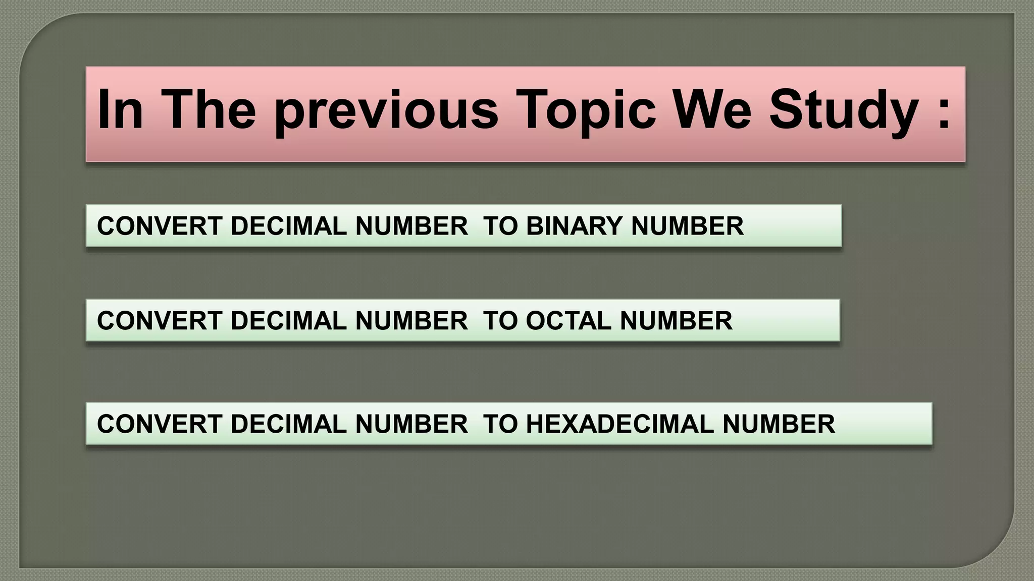 DATA REPRESENTATION [NUMBER SYSTEM] | PPTX