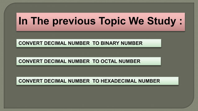 DATA REPRESENTATION [NUMBER SYSTEM] | PPTX | Computing | Technology ...