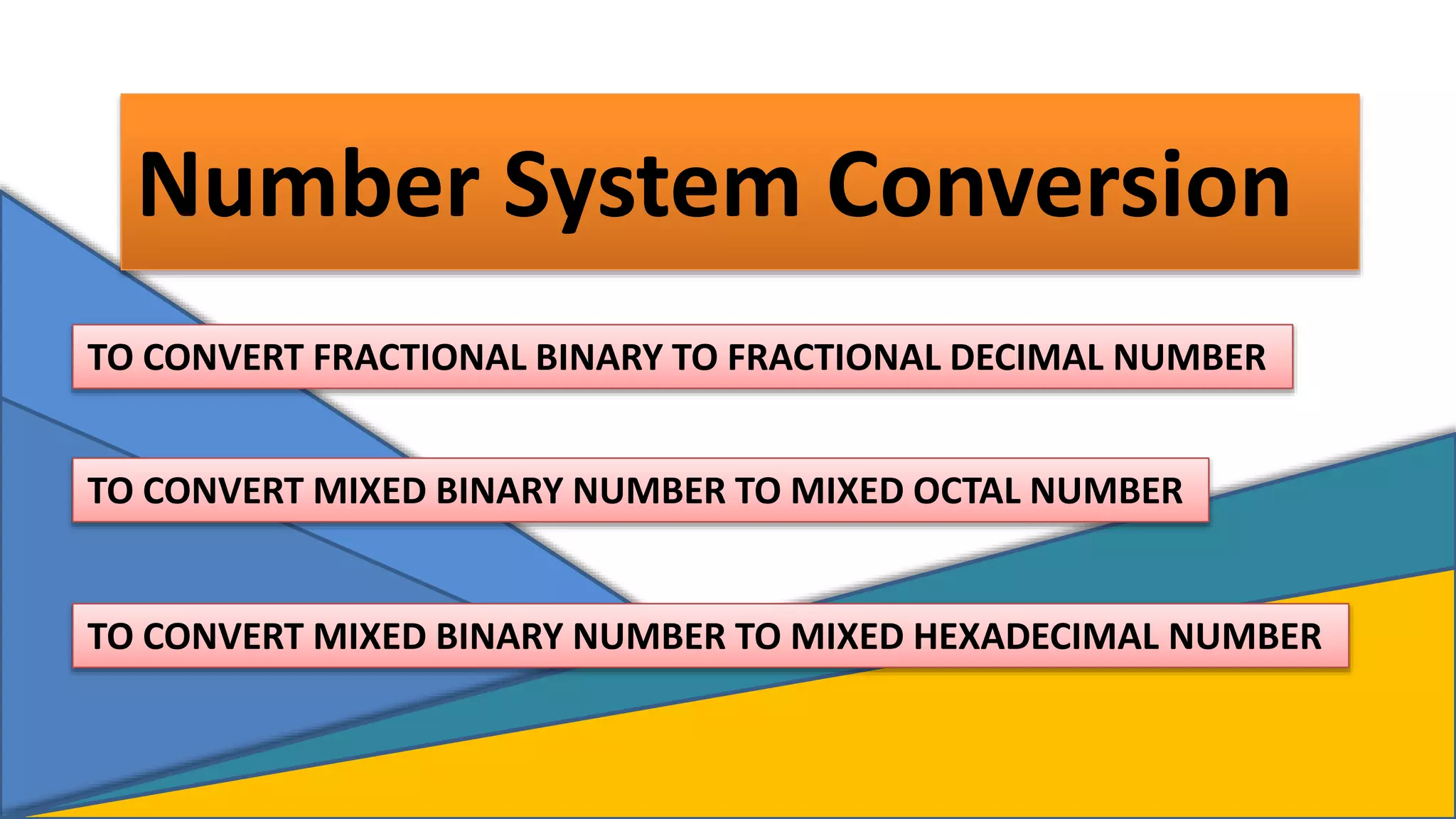 Data Representation Number System Ppt 6160