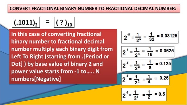 DATA REPRESENTATION-NUMBER SYSTEM | PPTX | Computing | Technology & Computing