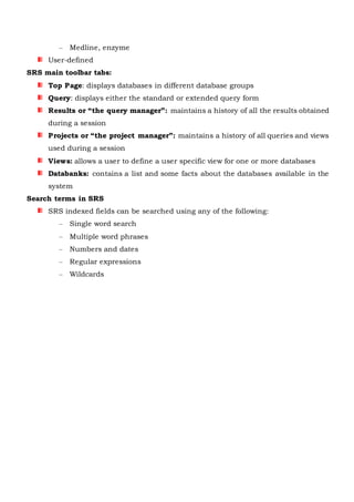 Data retrieval tools | DOCX