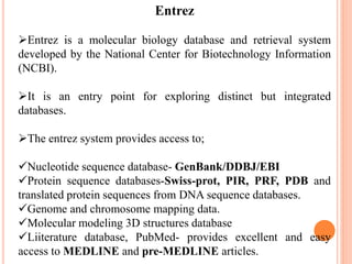 Data retriveal ,srg and dbget | PPTX