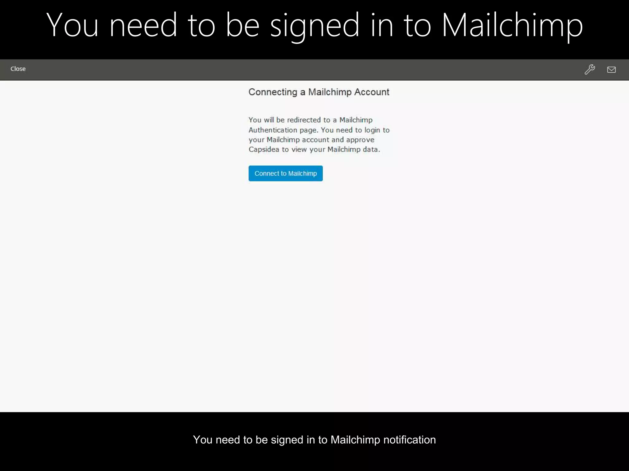 Mailchimp app 4 Capsidea | PPT