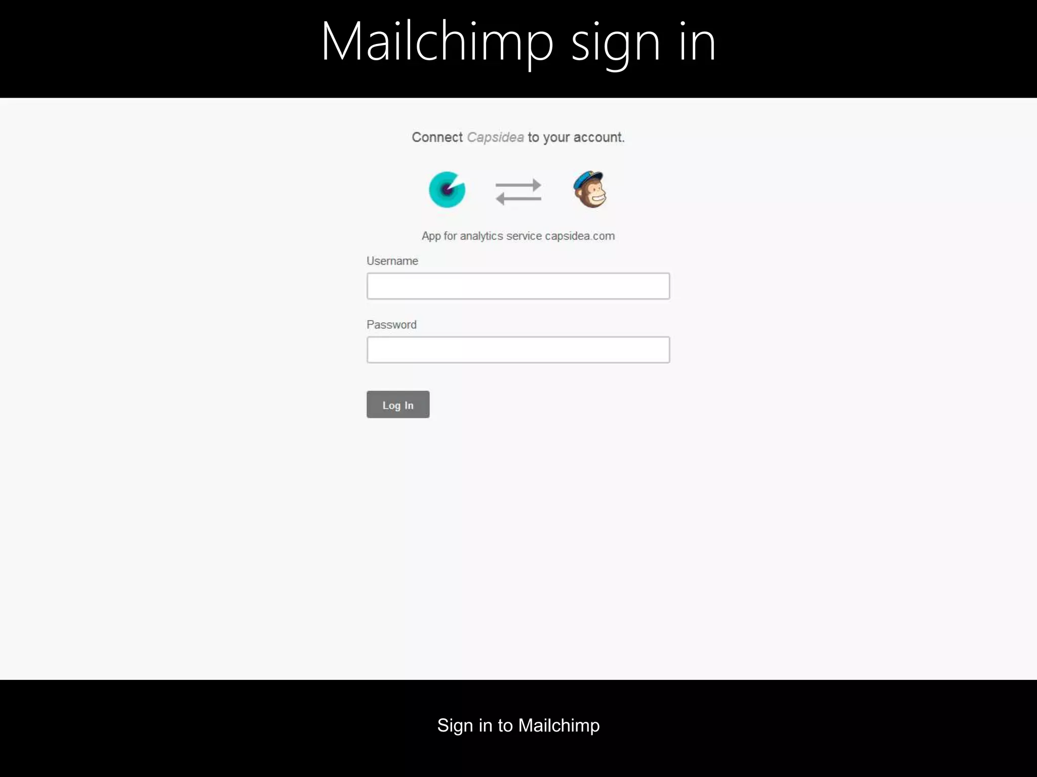 Mailchimp app 4 Capsidea | PPT