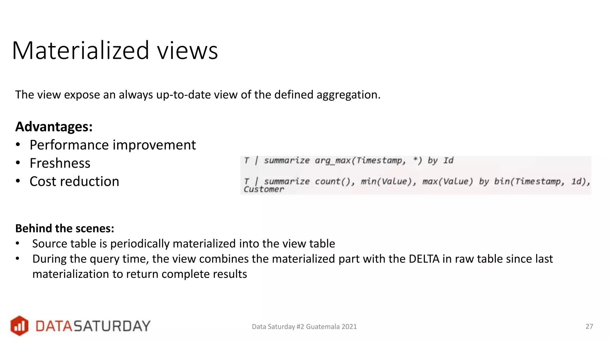 Time series Analytics - a deep dive into ADX Azure Data Explorer @Data ...