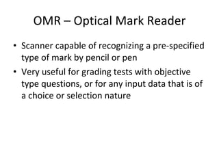 Data Scanning Devices | PPT
