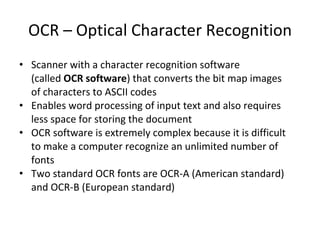 Data Scanning Devices | PPT