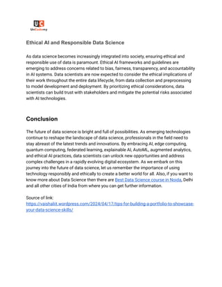 The Future of Data Science: Emerging Trends and Technologies | PDF