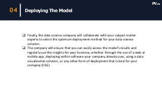 Data Science Consulting: From Idea To Deployment | PPTX