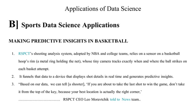 Basics Of Data Science With Application Areaspdf 9556